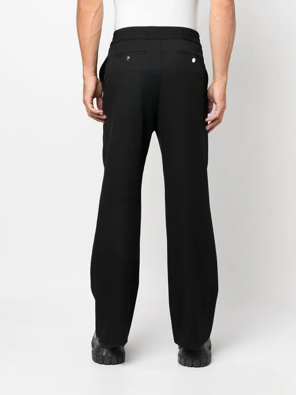 Balmain Wide-leg Trousers - Black