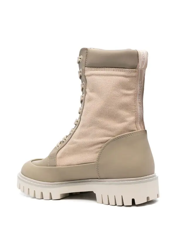 Tommy Hilfiger Logo-stamp Lace-up Boots