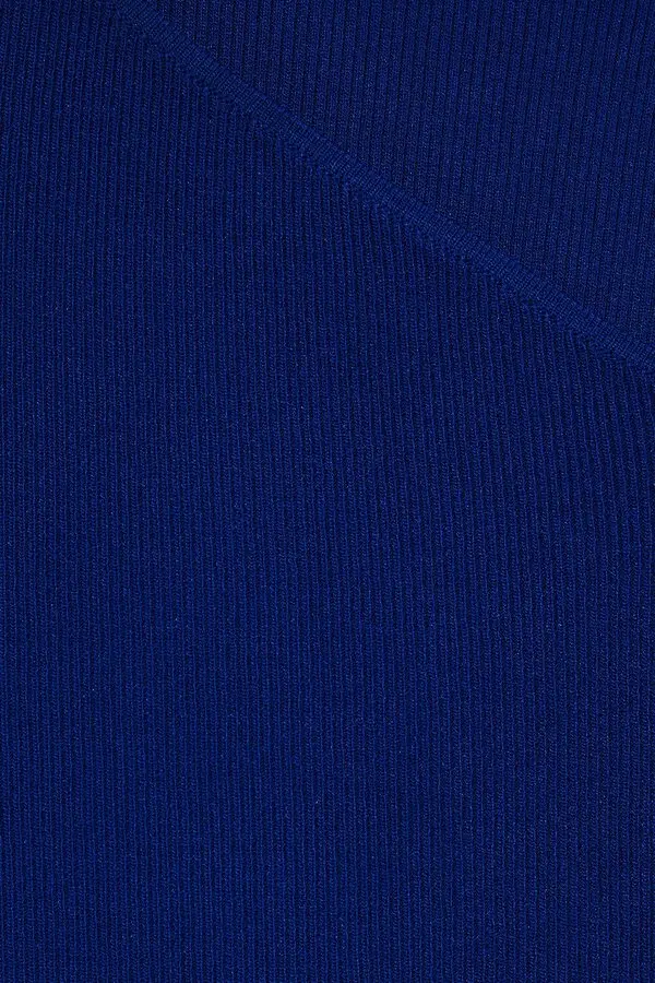 Helmut Lang Asymmetric Ribbedknit Top