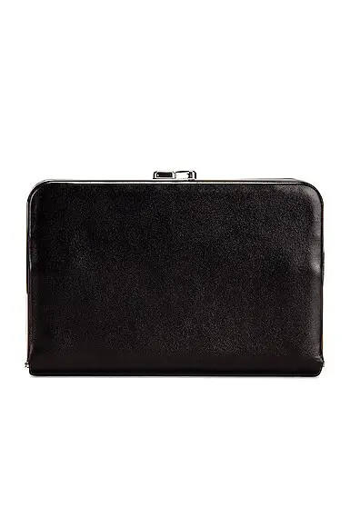 THE ROW Minaudiere Clutch In Black
