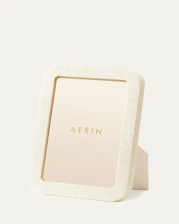 Aerin Modern Faux Shagreen Frame, 5" X 7 - Cream