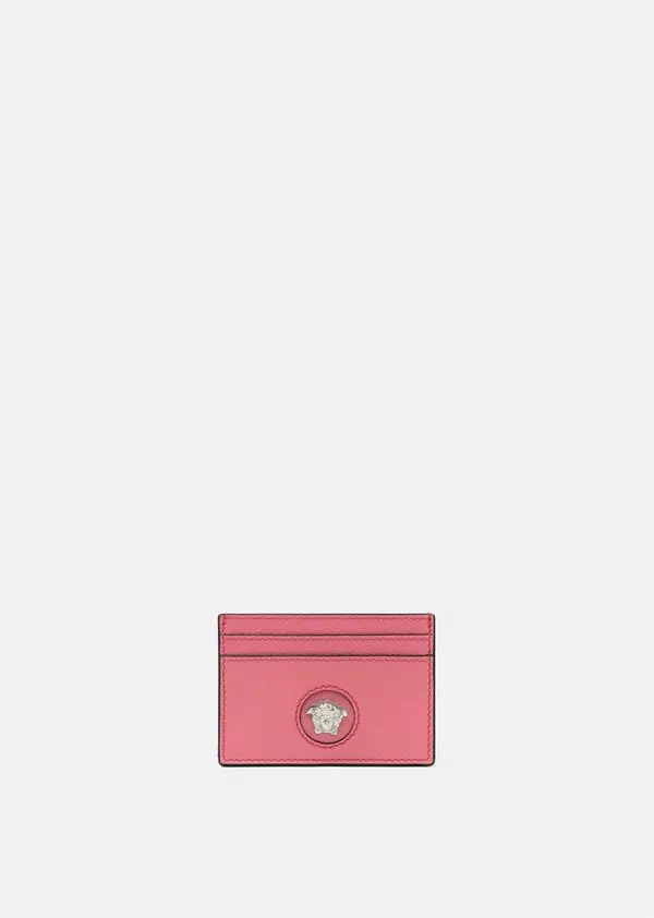 Versace La Medusa Leather Card Holder