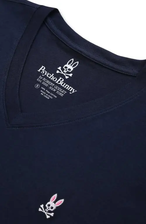 Psycho Bunny V-neck T-shirt - Navy