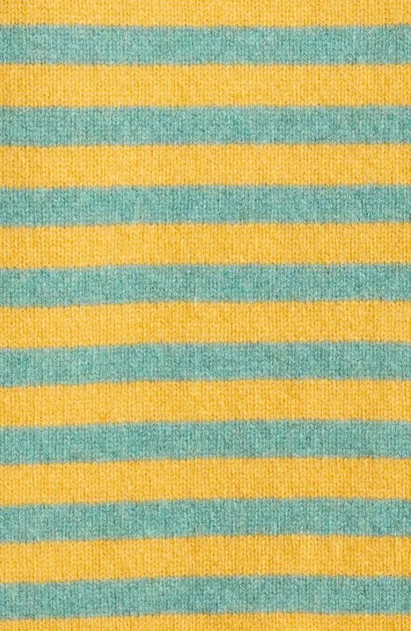 BODE Turmeric Stripe Merino Wool Sweater