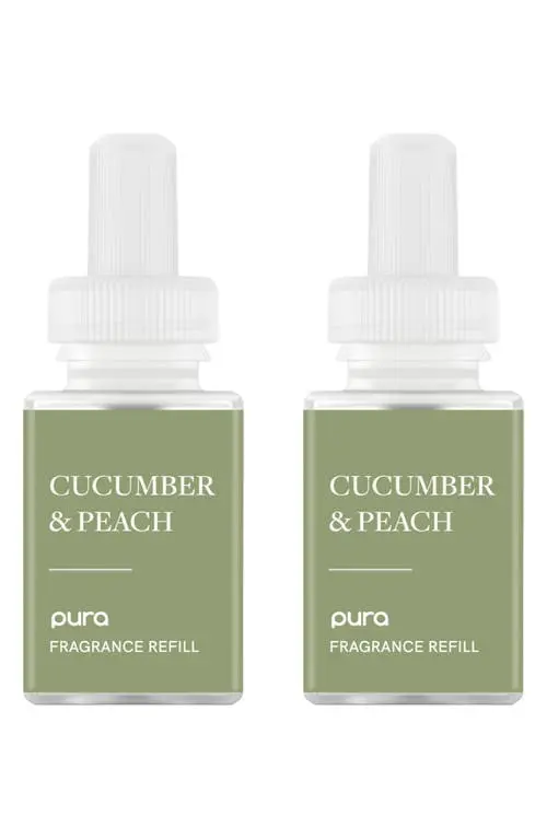 PURA 2-pack Diffuser Fragrance Refills - Cucumber & Peach