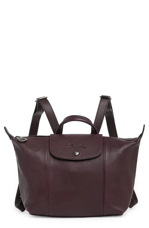 LONGCHAMP Le Pliage Leather Backpack Longchamp Le Pliage Backpack | Saks Fifth Avenue main image 2