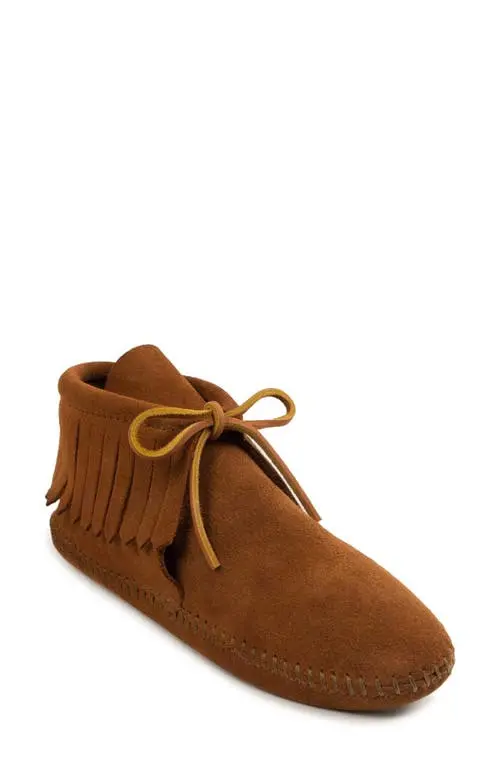 Minnetonka Classic Fringe Softsole Boots
