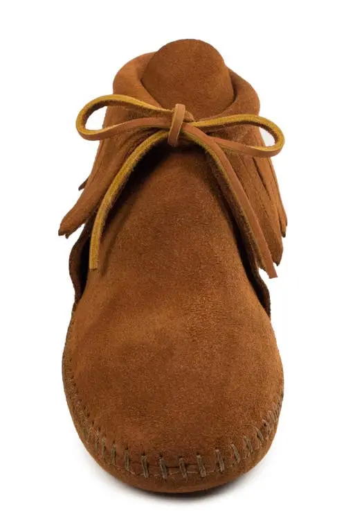 Minnetonka Classic Fringe Softsole Boots