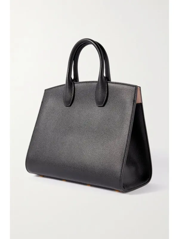 FERRAGAMO Studio Textured-leather Tote