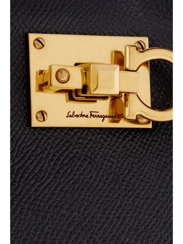 FERRAGAMO Studio Textured-leather Tote
