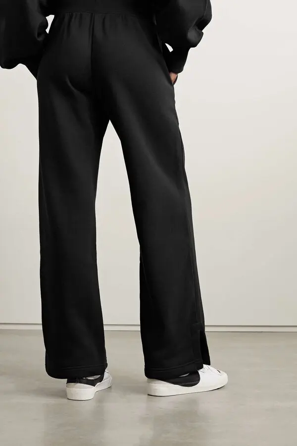 Nike Sportswear Phoenix Embroidered Cotton-blend Jersey Track Pants