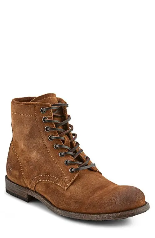 Frye Tyler Leather Boots - Tan Suede