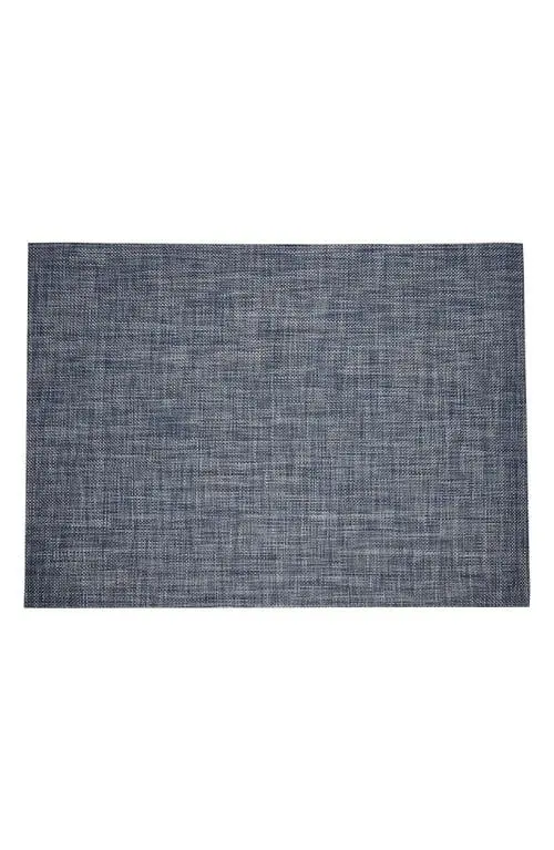 CHILEWICH Basketweave Indoor/outdoor Floor Mat - Denim