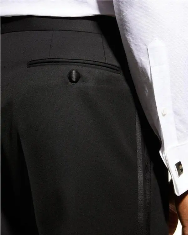 Brioni Apos;s Wool Tuxedo Pants