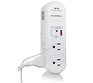 BELL & HOWELL Swivel Power 9 Outlet Surge Protector