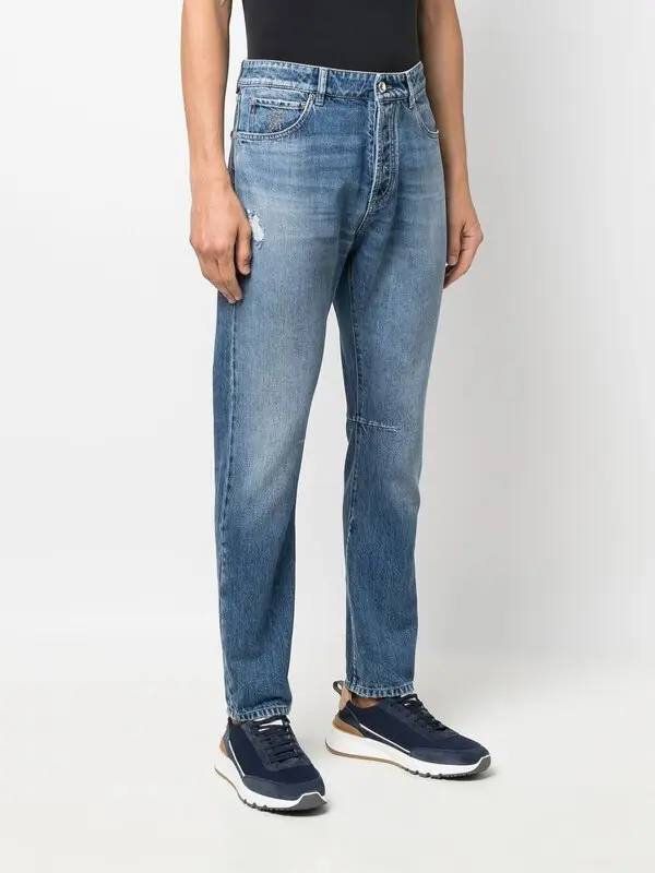 Brunello Cucinelli Mid-rise Straight-leg Jeans