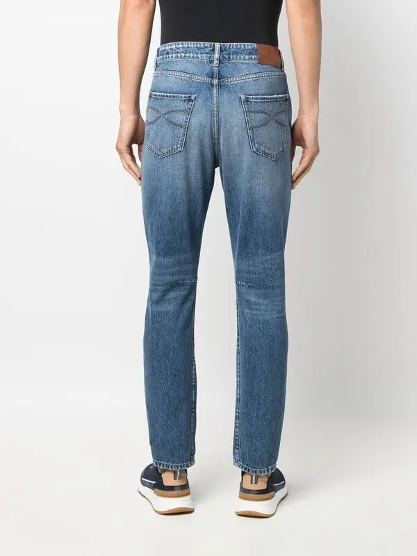 Brunello Cucinelli Mid-rise Straight-leg Jeans