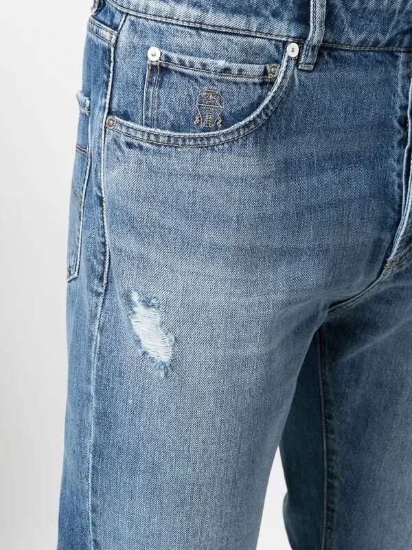 Brunello Cucinelli Mid-rise Straight-leg Jeans