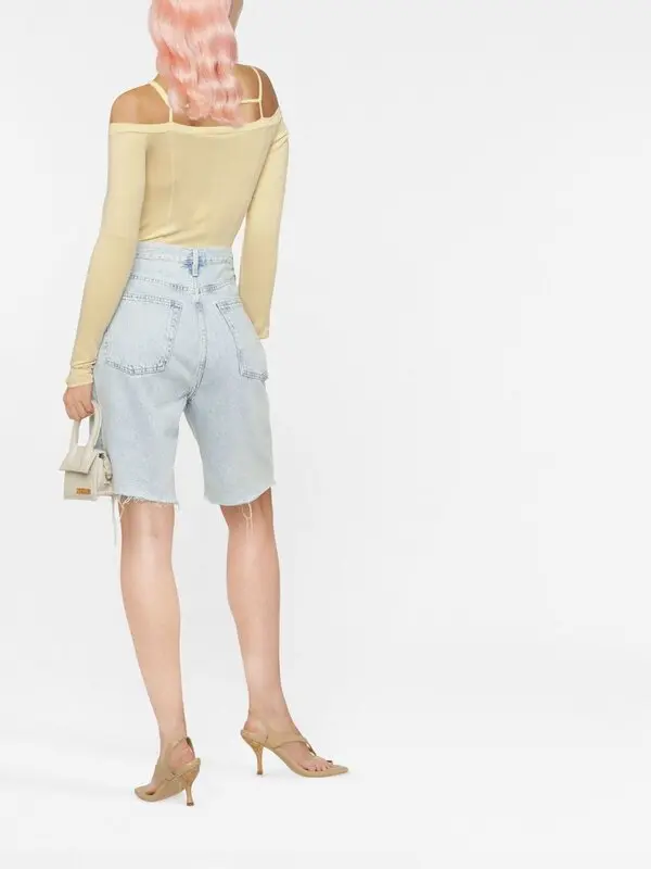 Jacquemus Sierra Long-sleeve Off-shoulder Top