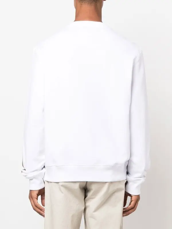 LANVIN Camouflage Print Embroidered Logo Sweatshirt