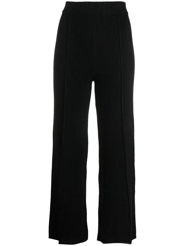 AERON Ribbed Merino-cashmere Trousers