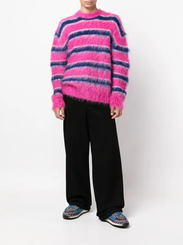 Marni Striped Mohair Jumper