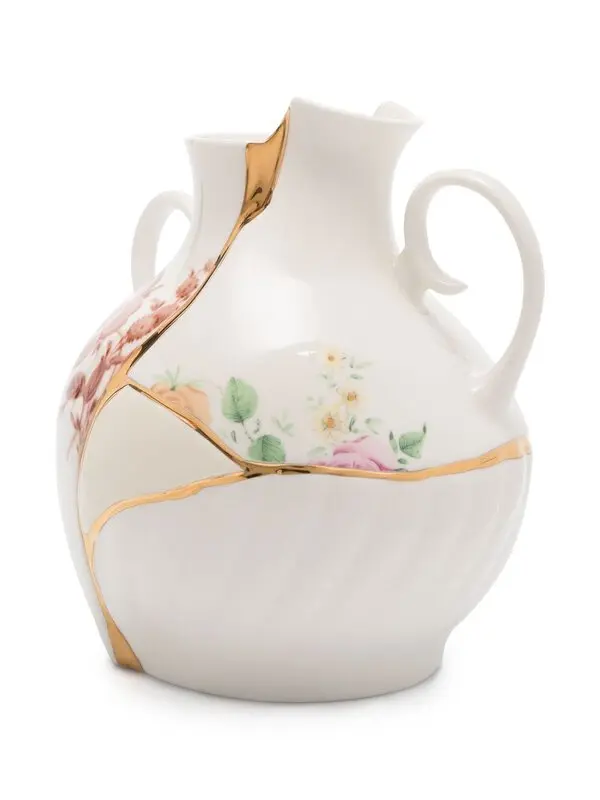 SELETTI X Marcantonio Raimondi Malerba Kintsuji Small Vase - White