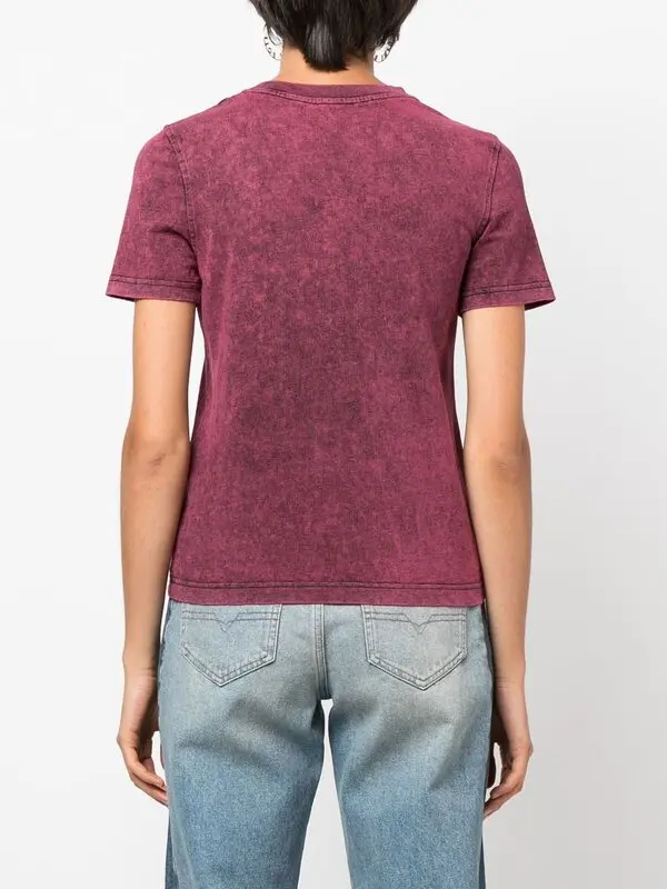 DIESEL® Slogan Print Distressed T-shirt