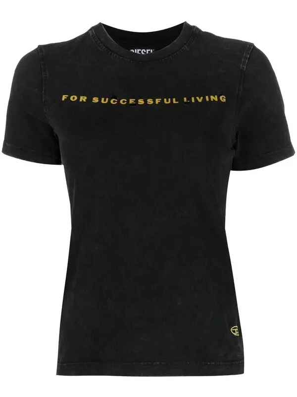 DIESEL® Slogan Print T-shirt