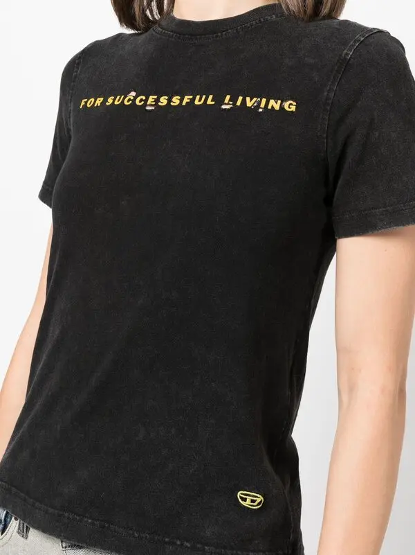 DIESEL® Slogan Print T-shirt