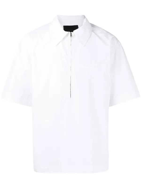 3.1 Phillip Lim Half-zip Polo Shirt - White