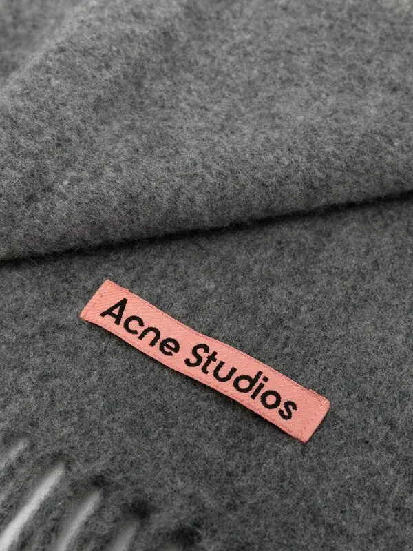 Acne Studios Fringed Wool Scarf