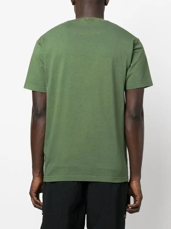 Stone Island Compass Patch Cotton T-shirt - Green