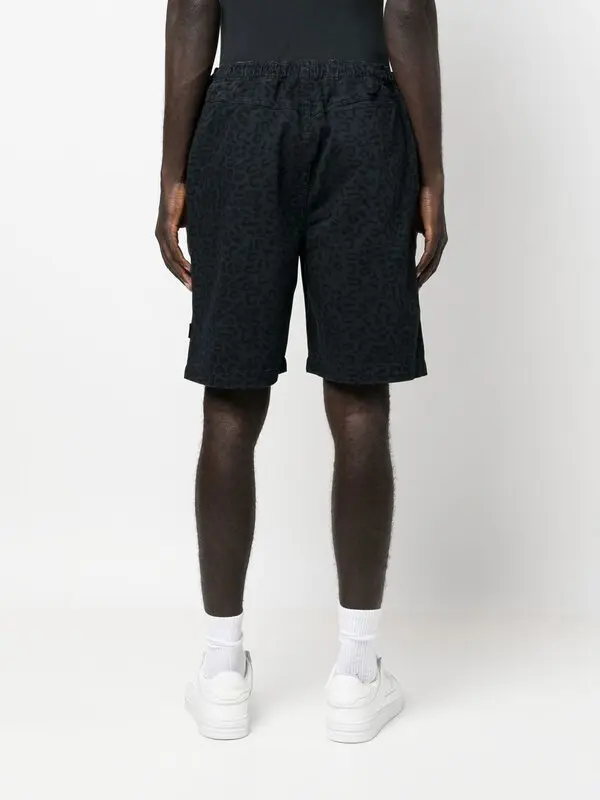 StÜssy Leopard-print Cotton Shorts