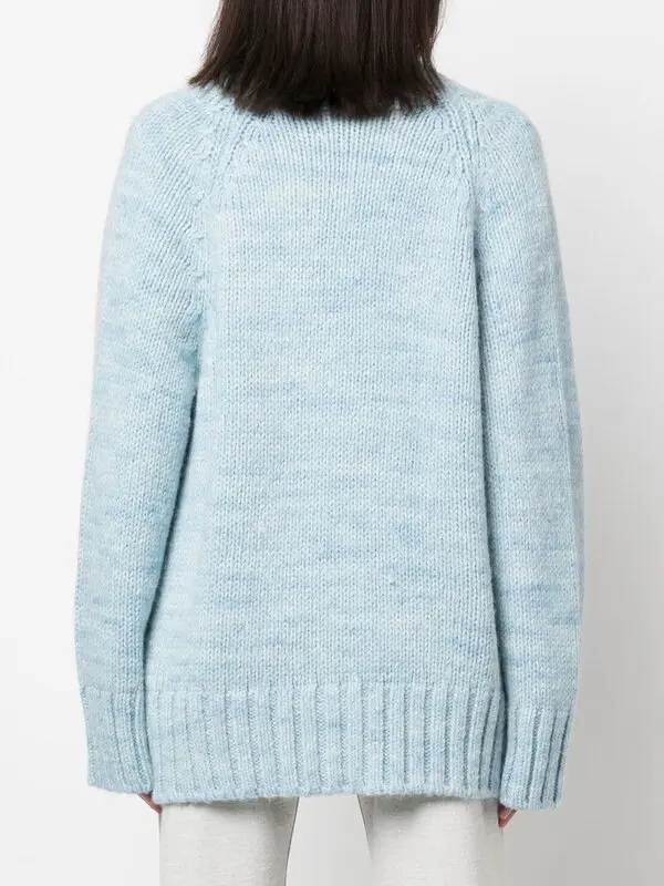 MAISON MARGIELA Botanical Dye V-neck Cardigan - Blue
