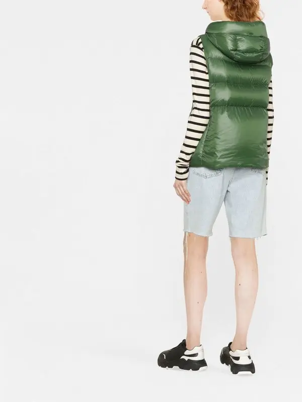 Herno Sleeveless Padded Gilet - Green