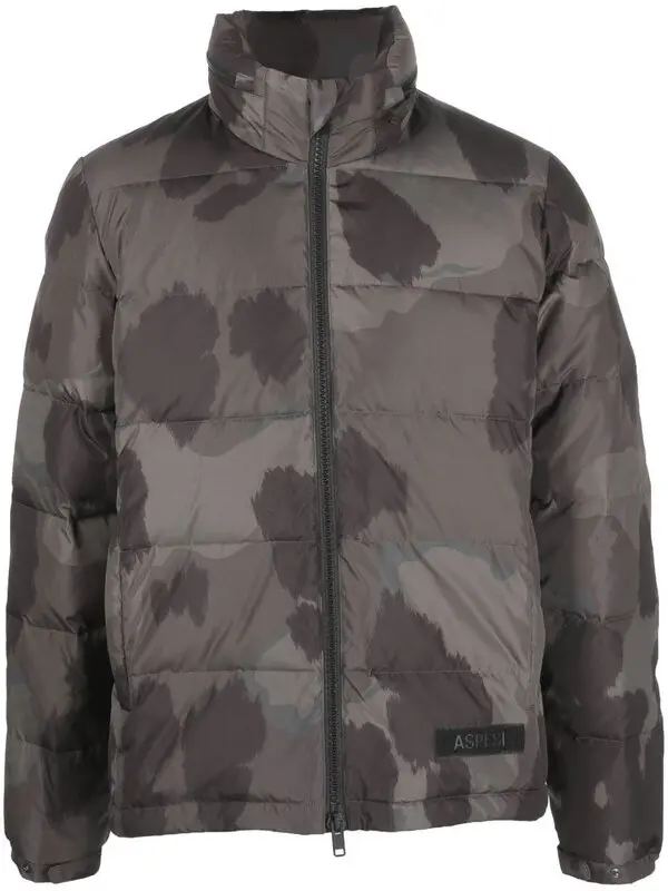 Aspesi Camouflage-print Padded Jacket