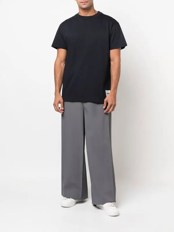JIL SANDER Logo-patch Detail T-shirt Pack - Blue