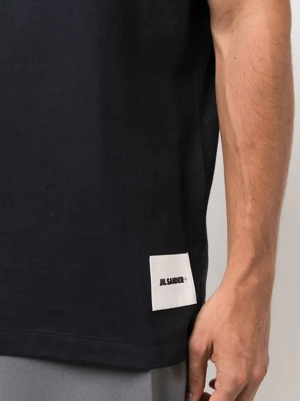 JIL SANDER Logo-patch Detail T-shirt Pack - Blue