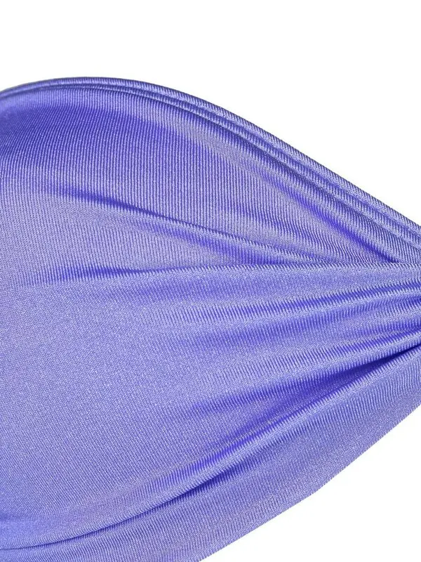 MANOKHI Ruched Bikini Set - Purple