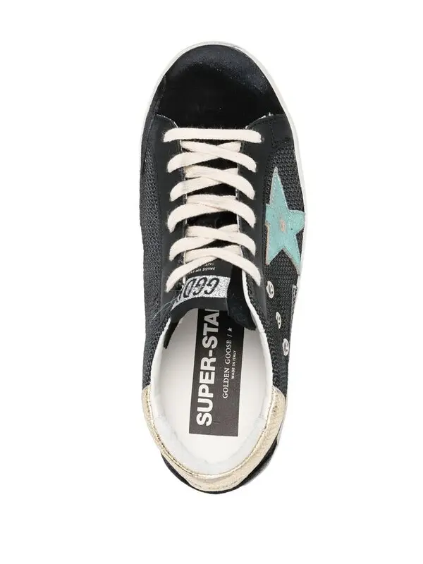 GOLDEN GOOSE Superstar Sneakers With Star Patch - Black
