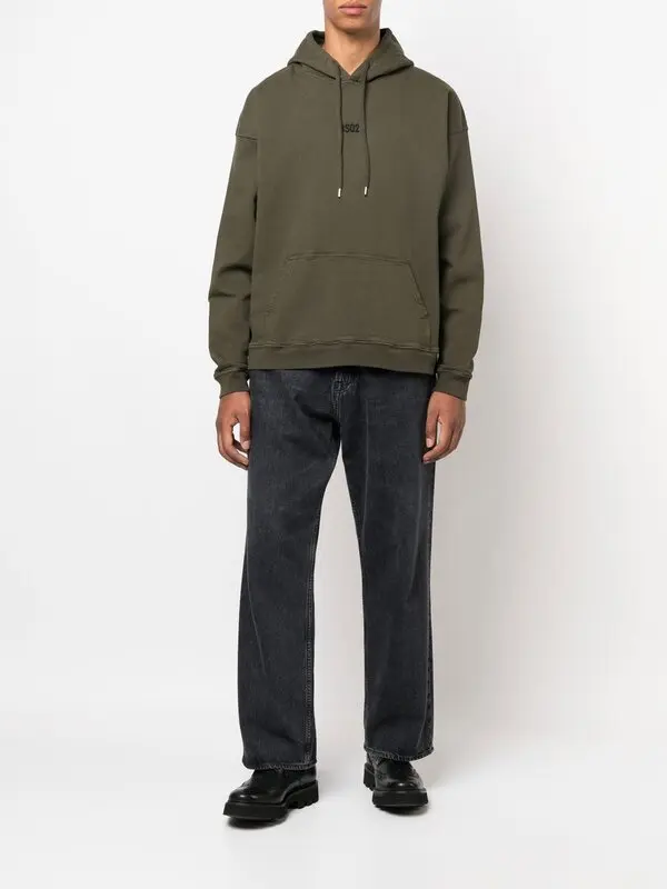 Dsquared2 Embroidered Logo Hoodie - Green