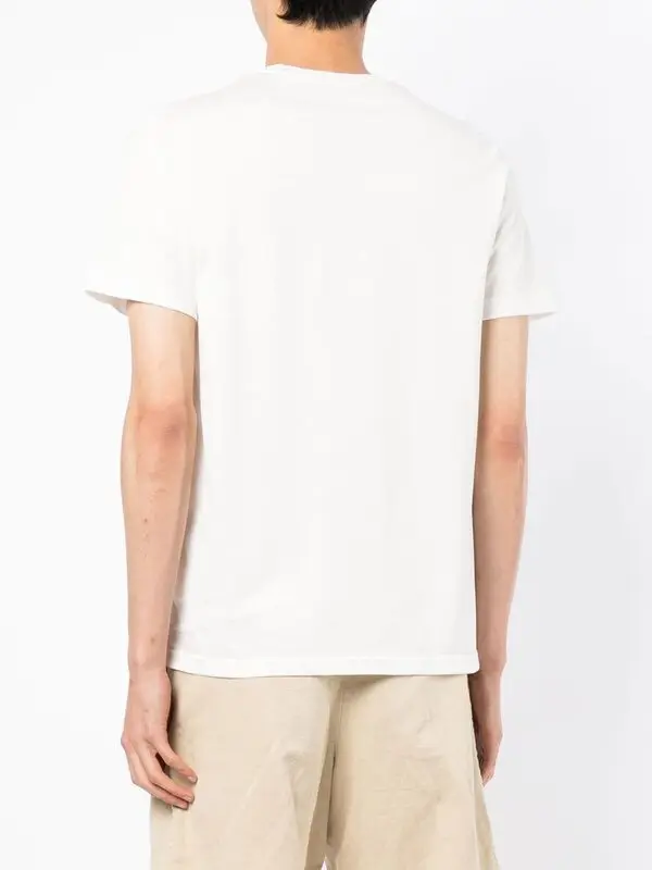 Fred Perry Embroidered-logo Cotton T-shirt - White