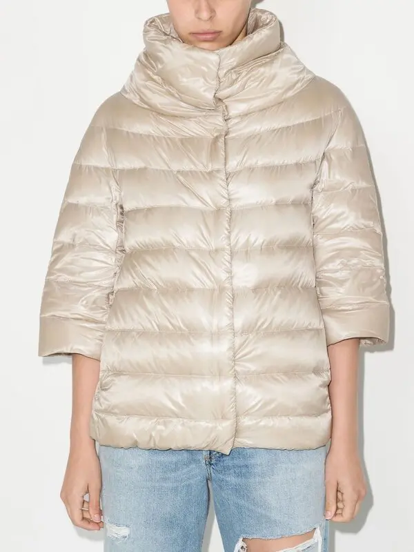 Herno High-neck Puffer Jacket - Neutrals