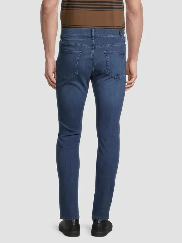 7 For All Mankind Skinny Cotton-blend Jeans