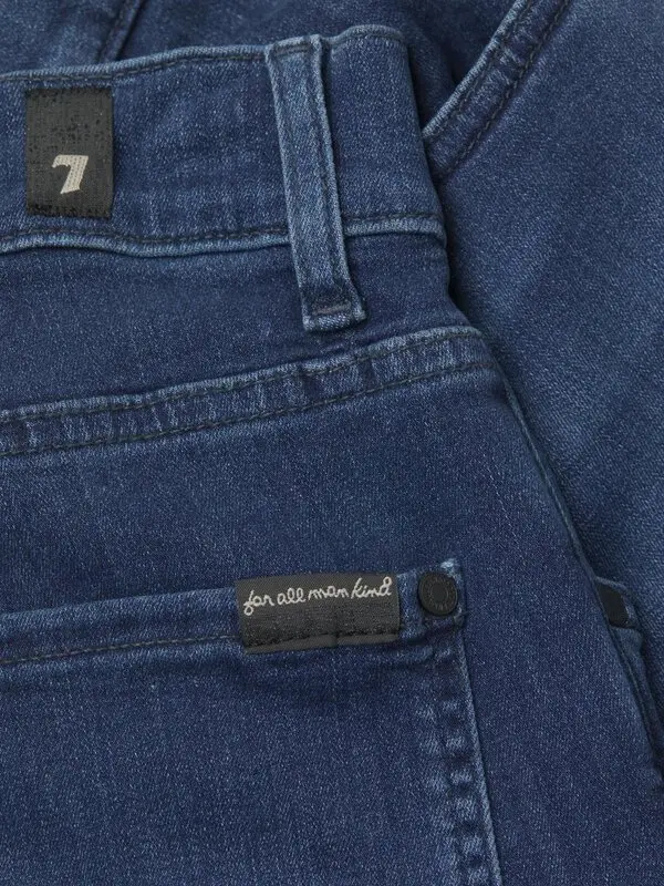7 For All Mankind Skinny Cotton-blend Jeans