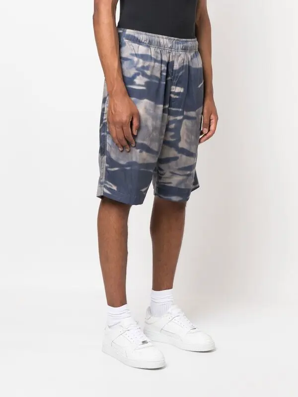 DIESEL® Abstract-print Lyocell Shorts