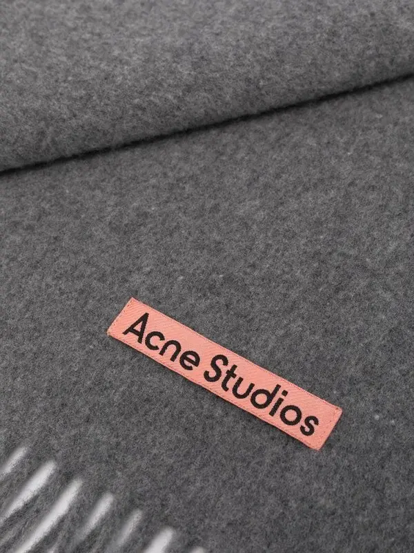 Acne Studios Fringed Wool Scarf