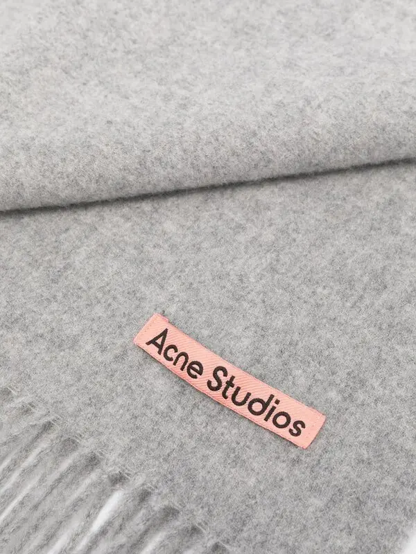 Acne Studios Fringed Wool Scarf