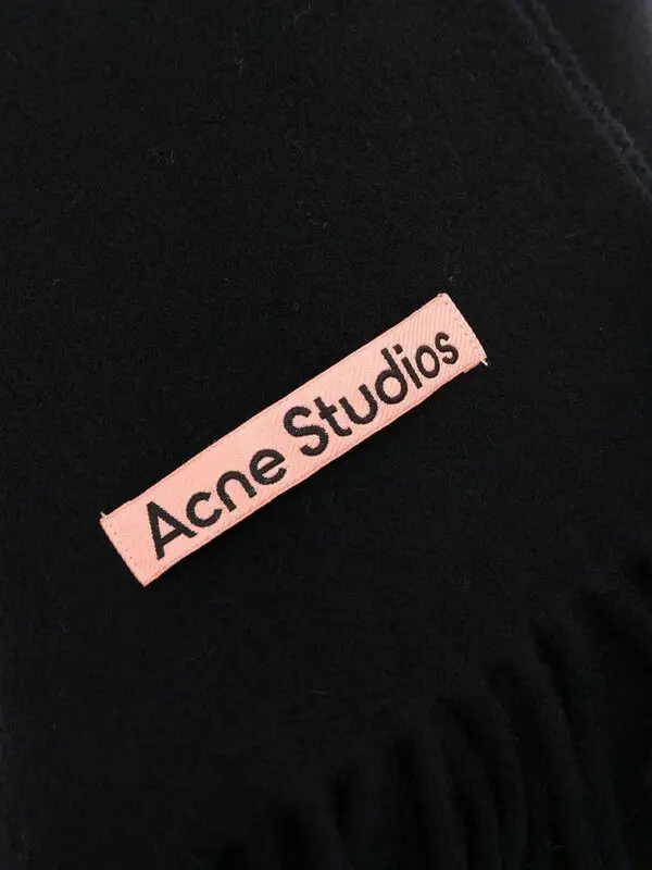 Acne Studios Fringed Wool Scarf